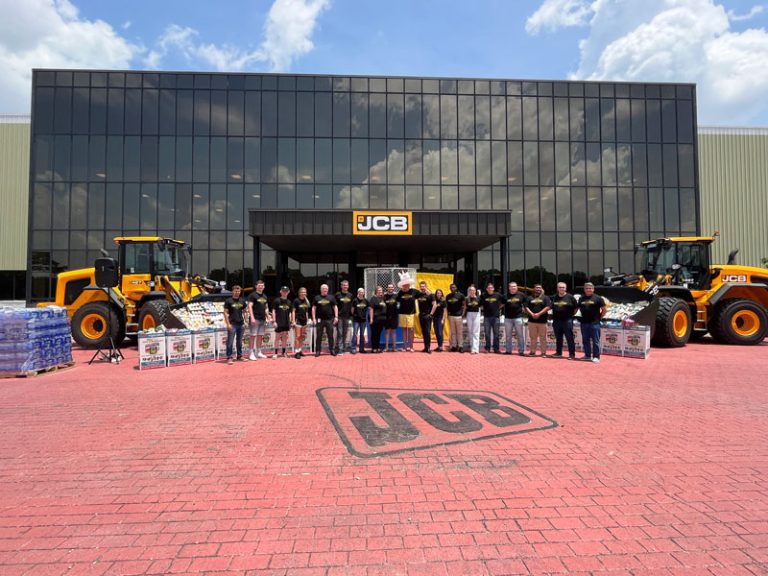 JCB North America Collects 18,000 Items in Annual Food Drive - Rock ...