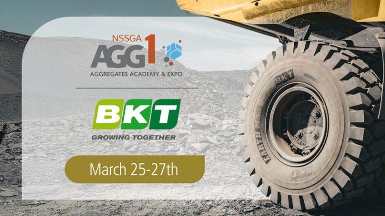 BKT to Show Off-Highway Tires at AGG1 - Rock Products Magazine
