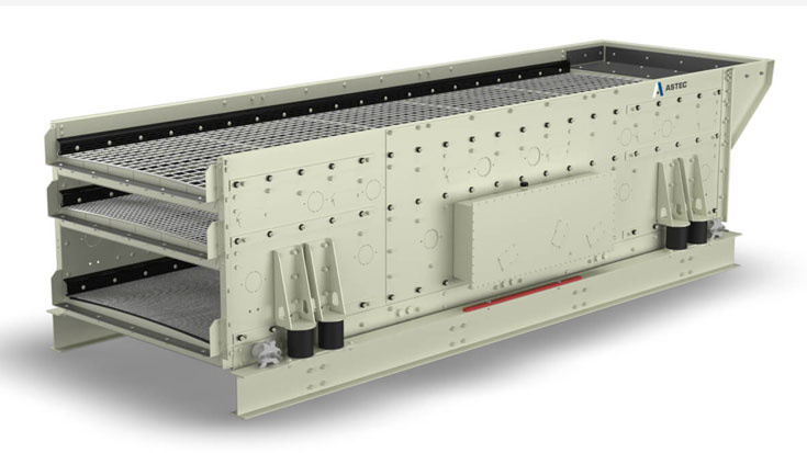 Astec Launches Vari-Frequency Horizontal Screen - Rock Products Magazine