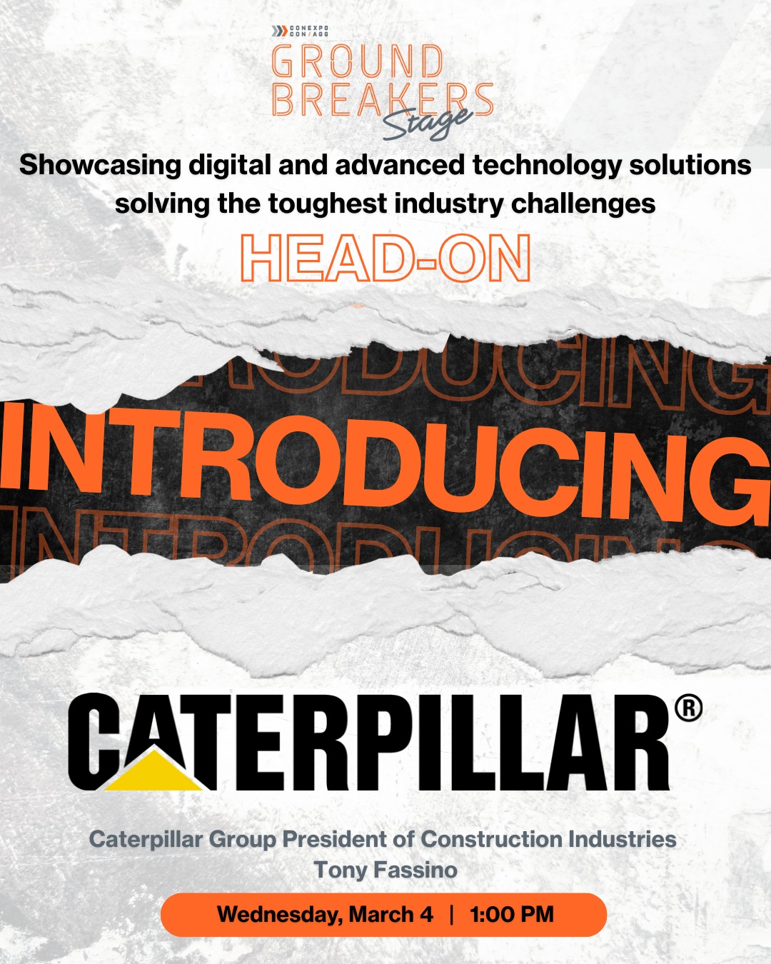 Caterpillar to Headline Ground Breakers Stage - Rock Products Magazine
